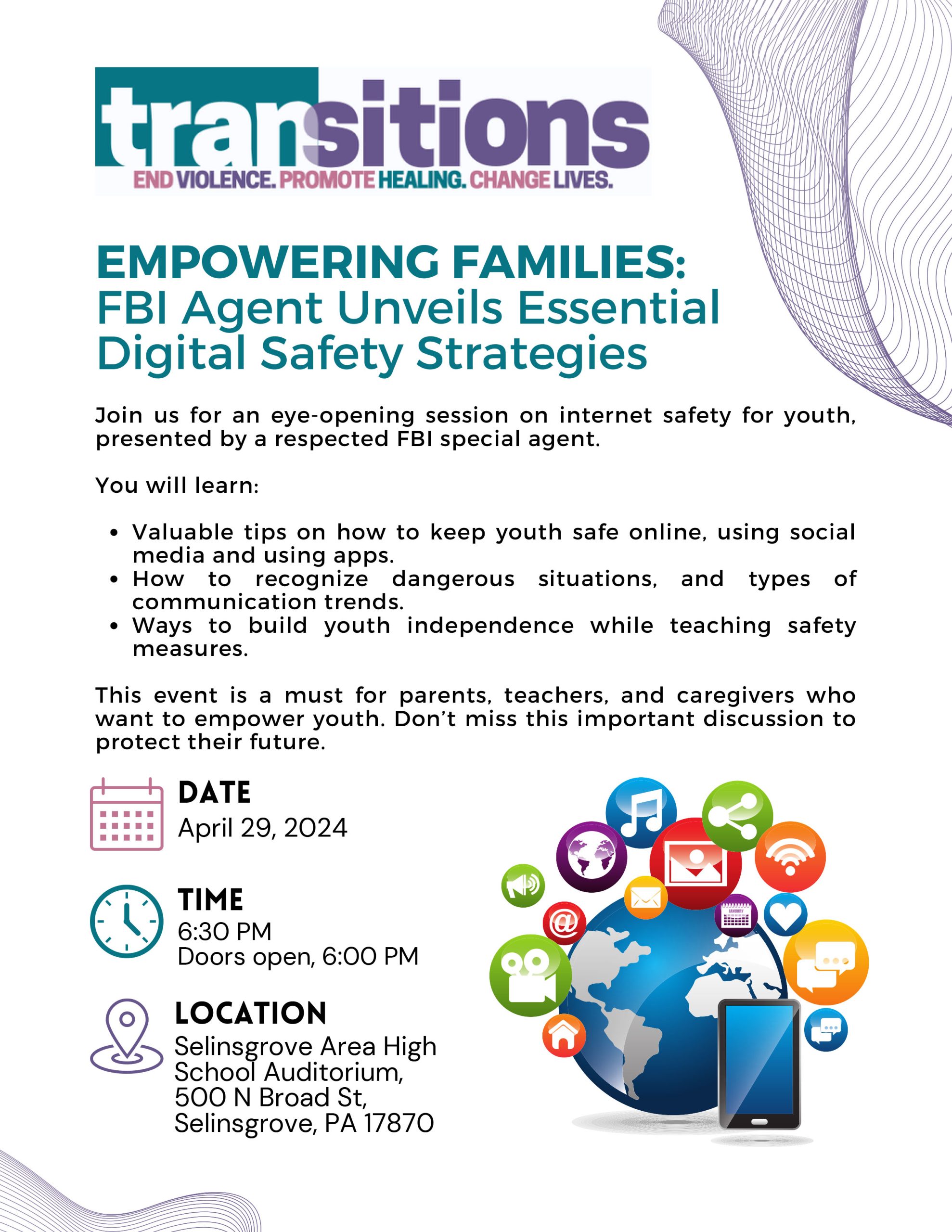 Transitions Digital Safety Presentation – Selinsgrove Area School District